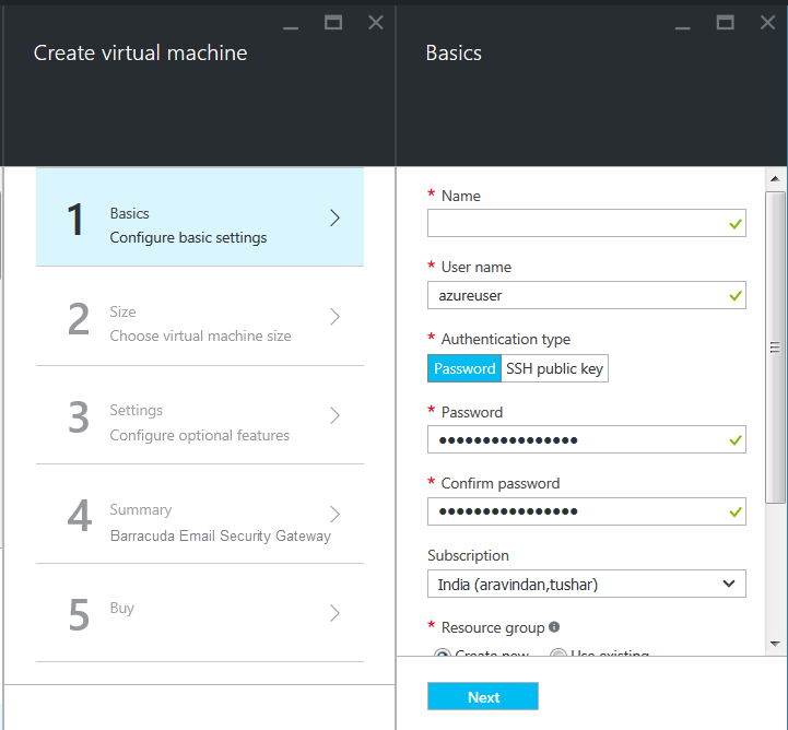 How to Deploy the Barracuda Email Security Gateway in the Microsoft Azure Management Portal ...